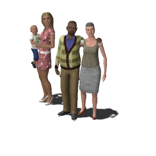 Baker family (family bin) | The Sims Wiki | Fandom