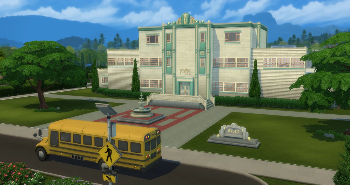 High school (lot assignment) | The Sims Wiki | Fandom