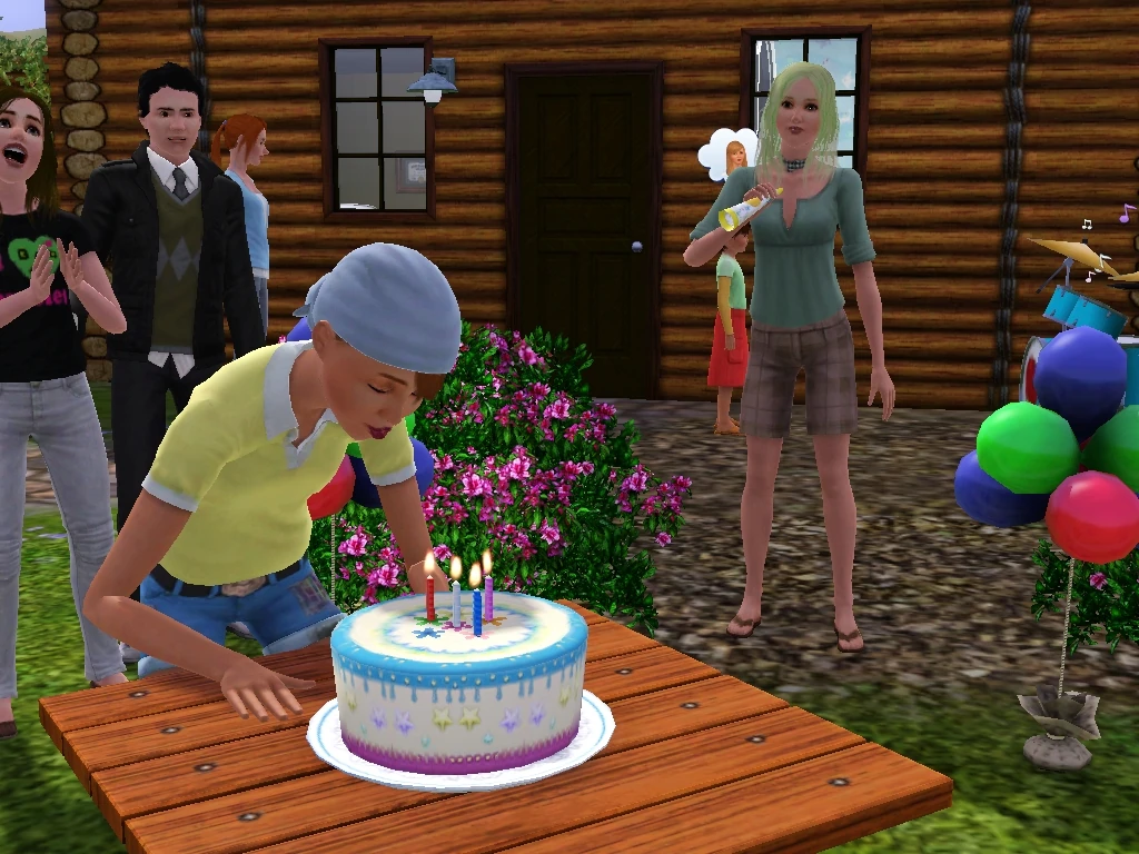 Sims 3 Birthday Party