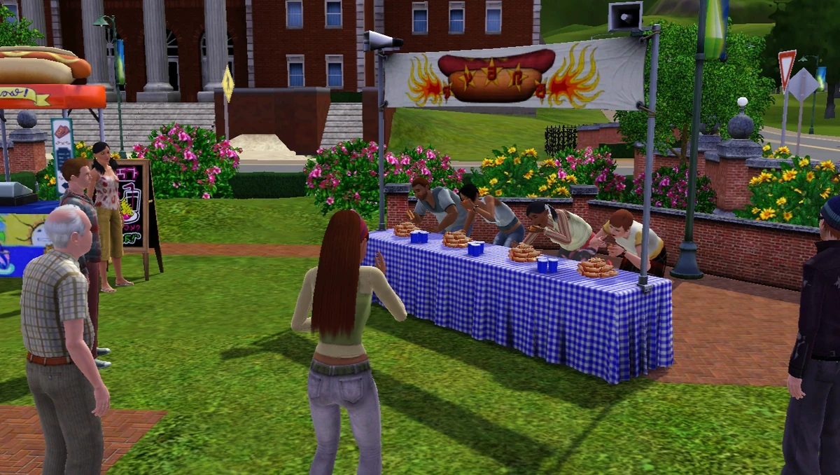 Eating contest arena | The Sims Wiki | Fandom