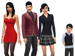 Goth family | The Sims Wiki | Fandom