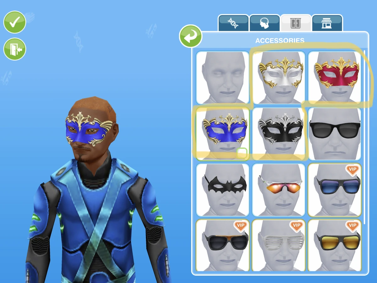 Mardi Gras Masks | The Sims Freeplay Wiki | Fandom