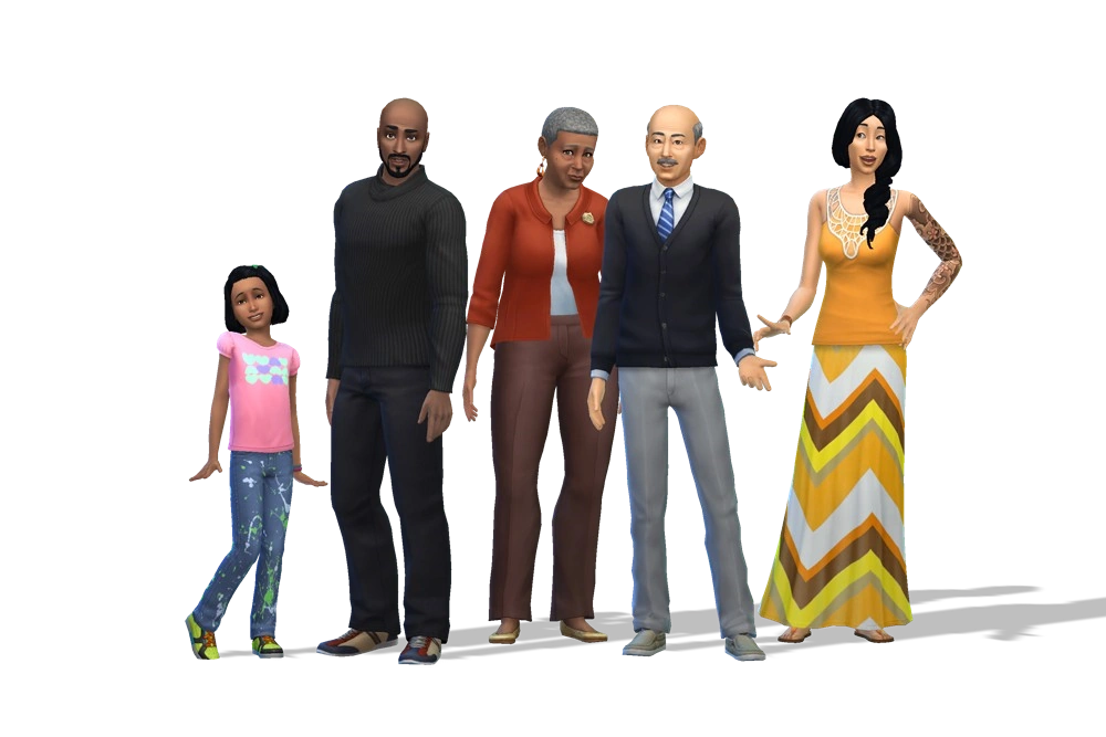 Família Spencer-Kim-Lewis | The Sims Wiki | Fandom