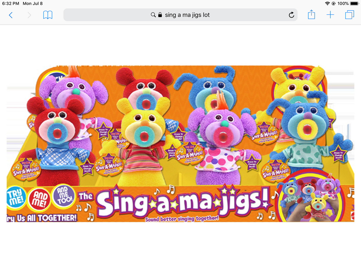 Sing A Ma Jigs 8 Pack Sing A Ma Jigs Wiki Fandom
