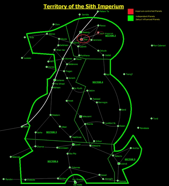 Sith Imperium Strategic Homeland Map | Sith Imperium Wiki | Fandom