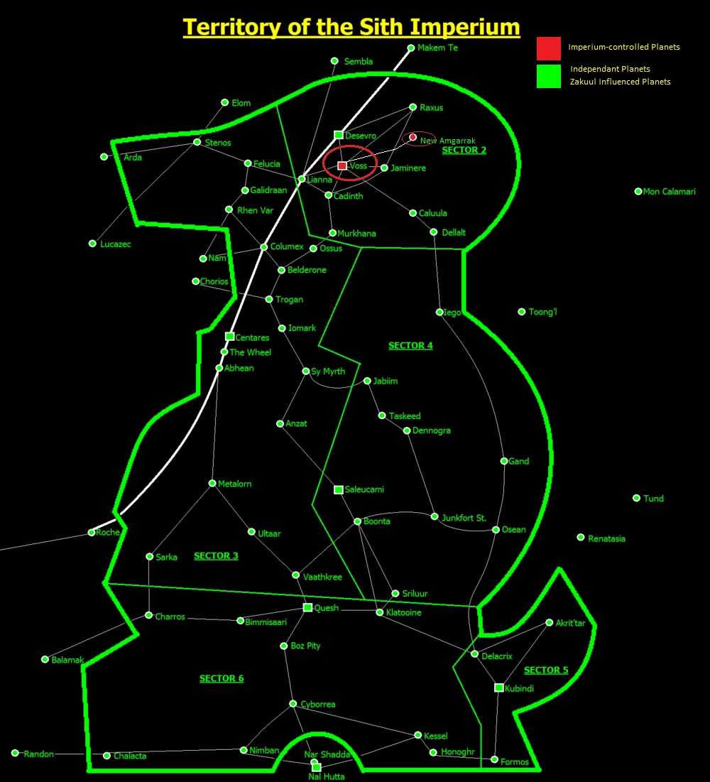 Sith Imperium Strategic Homeland Map | Sith Imperium Wiki | Fandom