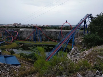 superman krypton coaster