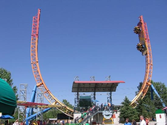 Superman Roller Coaster Elitch Gardens | Fasci Garden