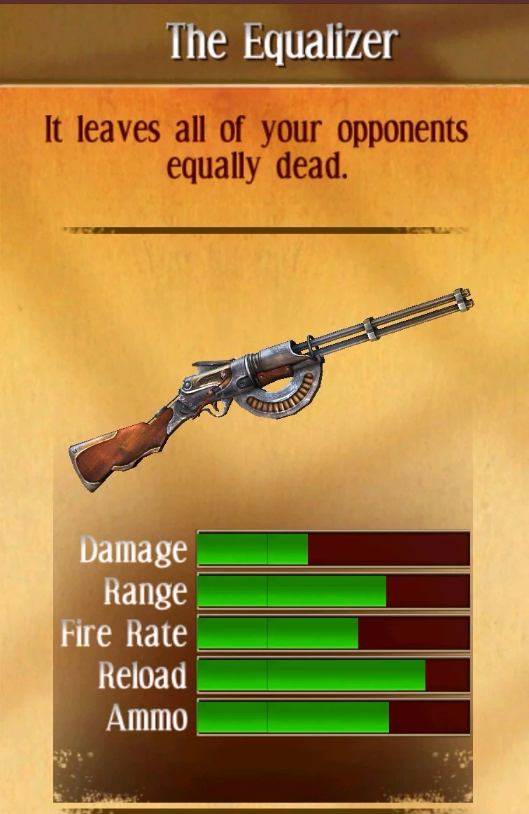 The Equalizer | Six Guns Wiki | Fandom