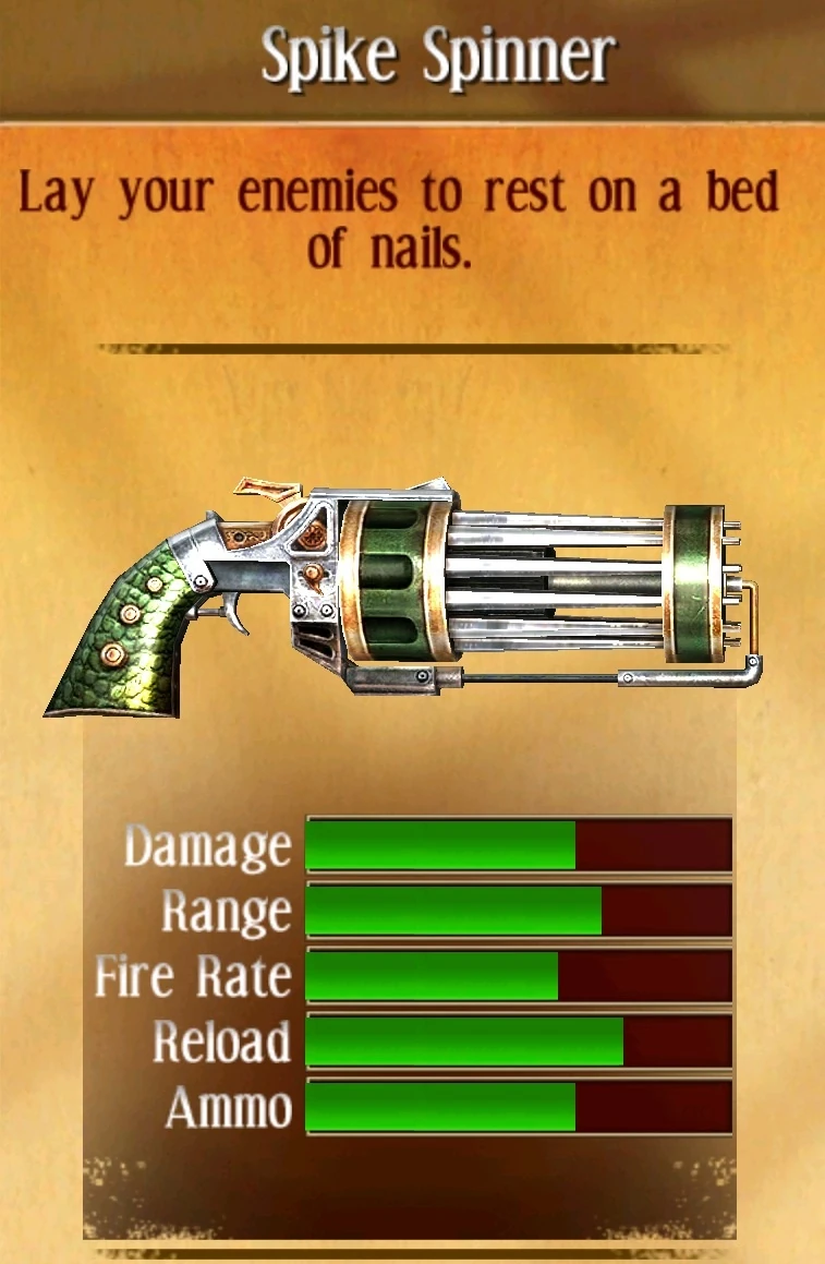 Spike Spinner | Six Guns Wiki | Fandom