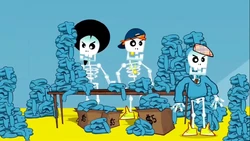 Skatoony Skeleton