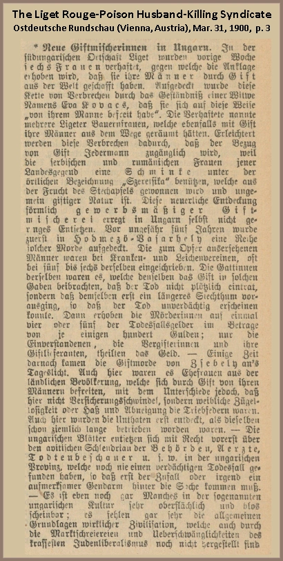 The Liget Rouge-Poison Ring | Serial Killer Database Wiki | Fandom