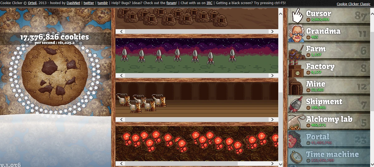 Cookie Clicker Screen Shots | SkeletonPirate101 Wiki | Fandom