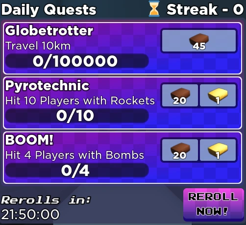 Daily Quests | SKENGINES Wiki | Fandom