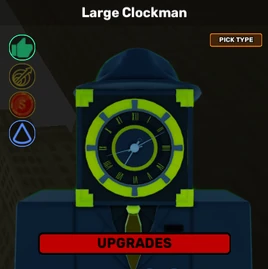 Large Clockman | Skibi Defense Wiki | Fandom