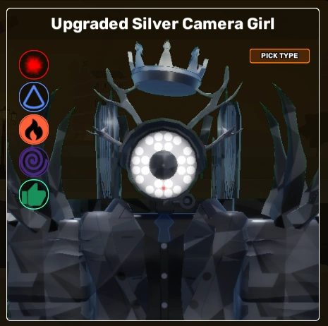 Upgraded Silver Camera Girl | Skibi Defense Wiki | Fandom