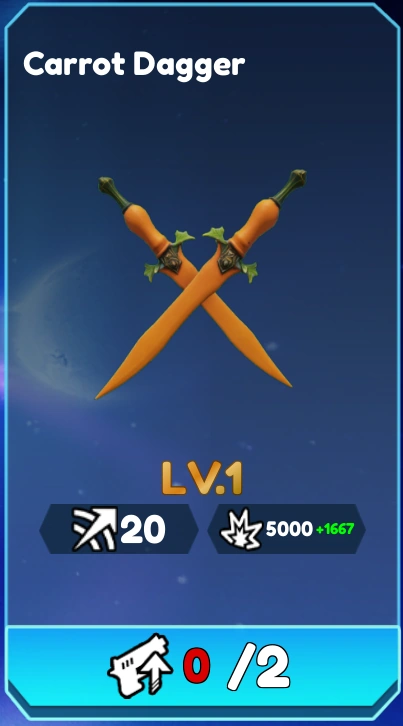 Carrot Dagger | Skibidi Toilet Battle Boom Wiki | Fandom