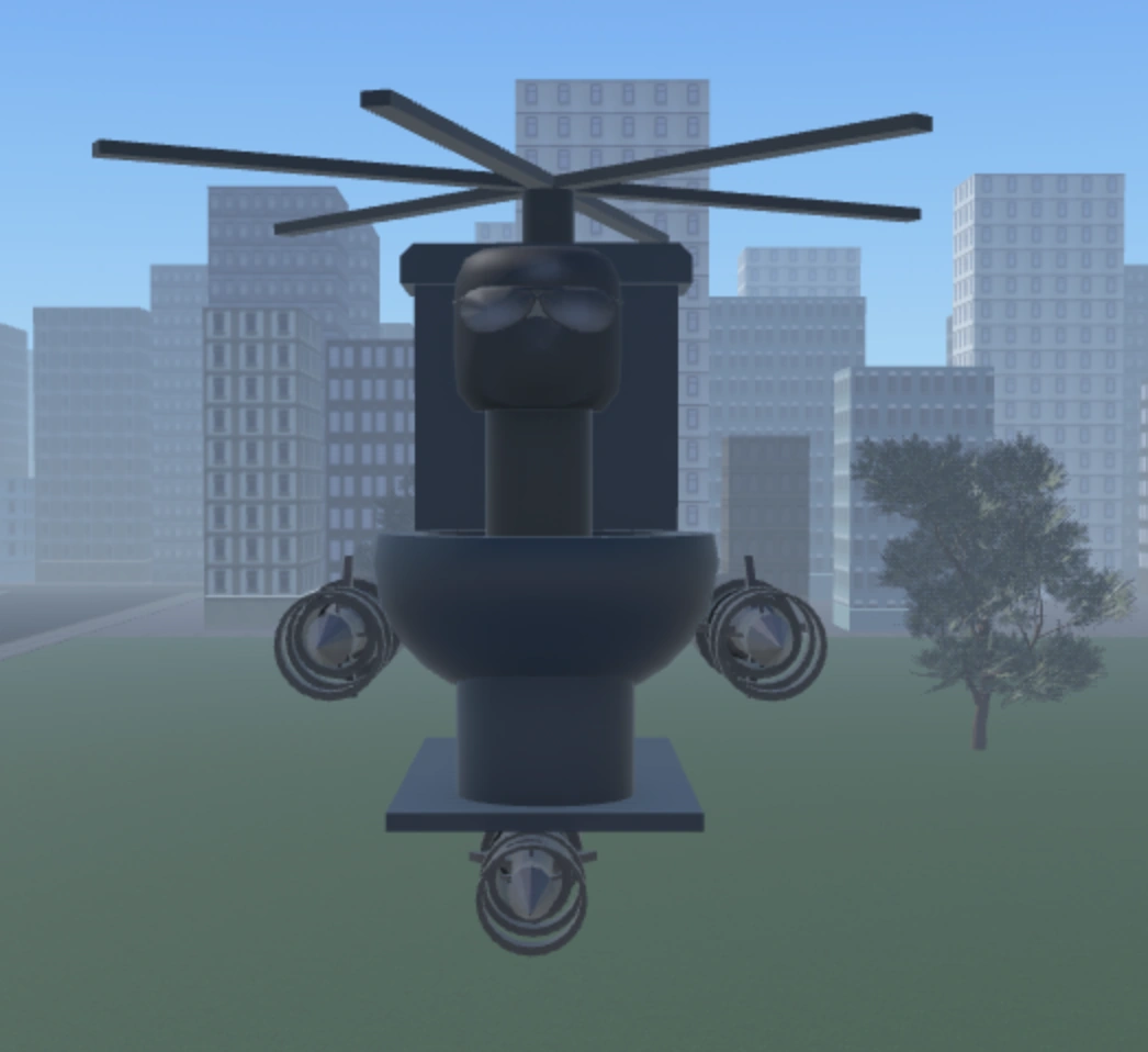 Masked Heli Toilet | Skibidi Toilet Defense Ultima Wiki | Fandom
