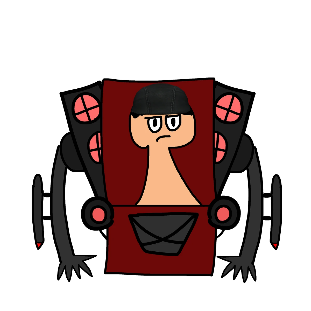 Red Robot Speaker Toilet | Skibidi Toilet Fanon Wiki | Fandom