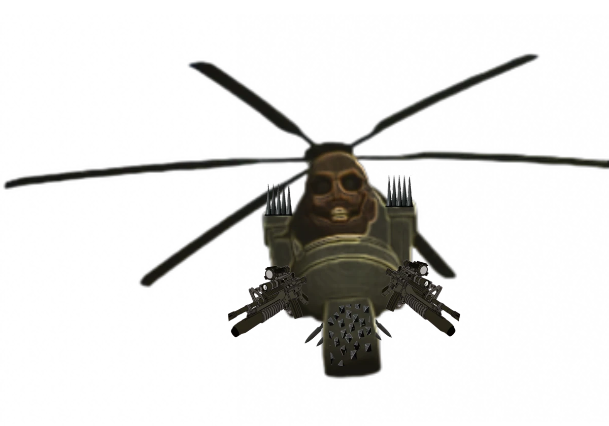 Helicopter Barbed Machine Gun Skibidi Toilet | Skibidi Toilet Fanon ...