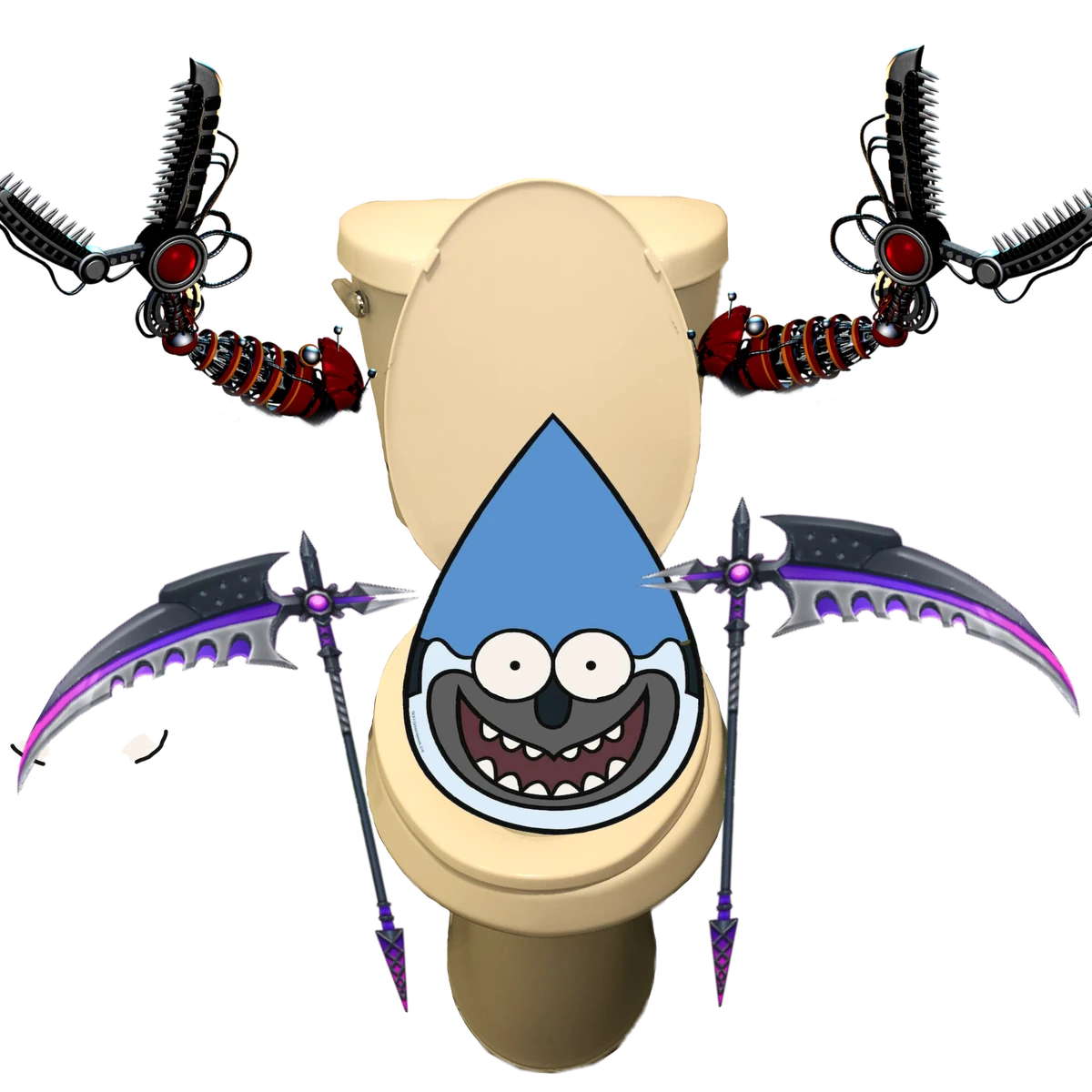 Mordecai toilet | Skibidi Toilet Fanon Wiki | Fandom
