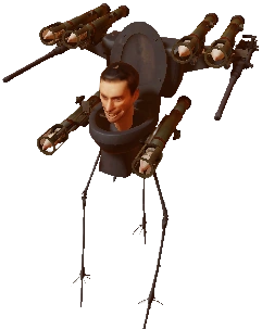 Sextuple Anti-Personnel Launcher Strider Skibidi Toilet | Skibidi ...