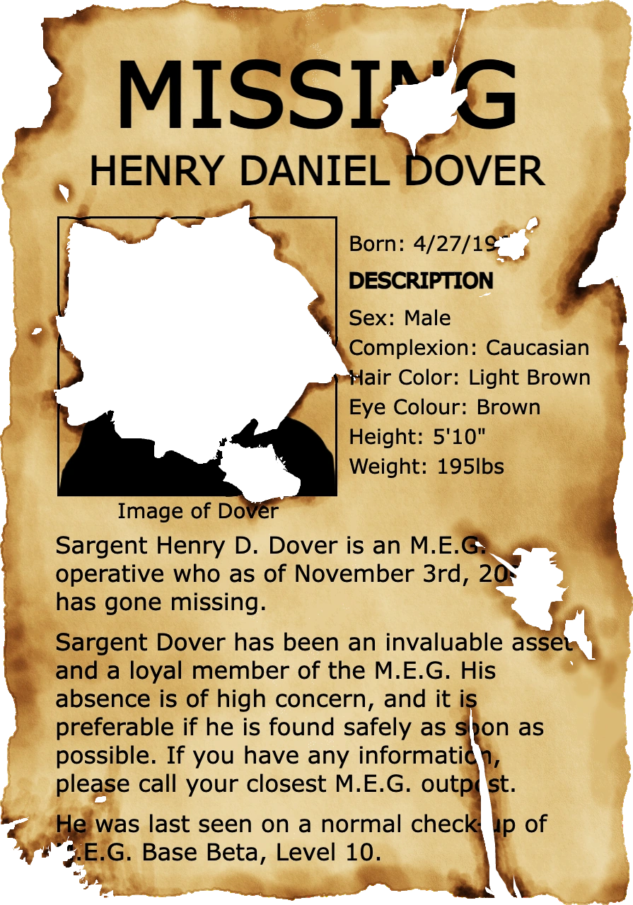 Henry Daniel Dover | Skin Man Universe Wiki | Fandom