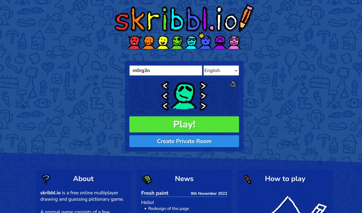 Main Menu | Skribbl io Wiki | Fandom