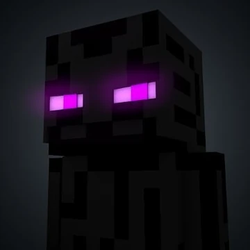 Minecraft Enderman Face Wallpaper
