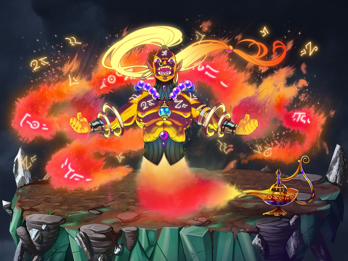 Lord of Ashes, Elemental Djinn | Skydoms Wiki | Fandom