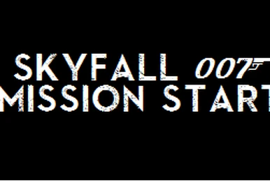 skyfall logo font