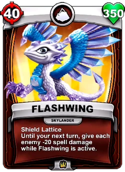 Skylanders Flashwing Card