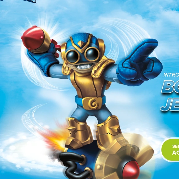 Skylanders Swap Force Nitro Boom Jet