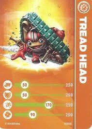 Skylanders Trap Team Tread Head