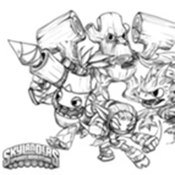 skylanders trap team coloring pages
