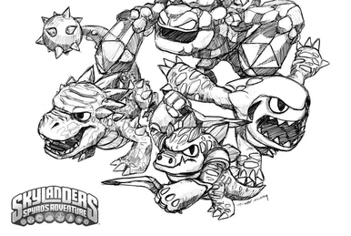 skylanders giants coloring pages spyro wiki