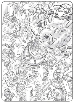 skylanders giants coloring pages trigger happy