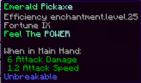 Emerald Pickaxe | Skylodge Wiki | Fandom