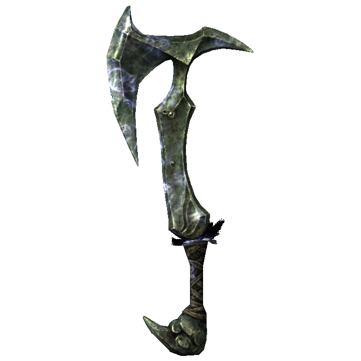 Orkische Kriegsaxt Des Funkenschlags Skyrim Wiki
