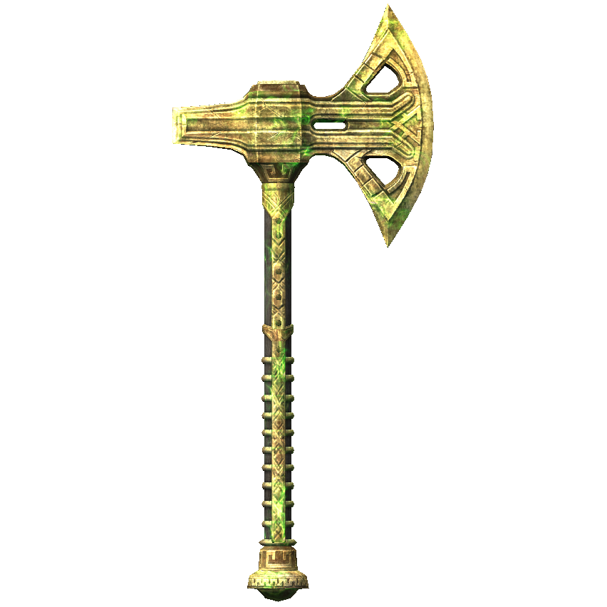 Zwergenkriegsaxt Des Entleerens Skyrim Wiki