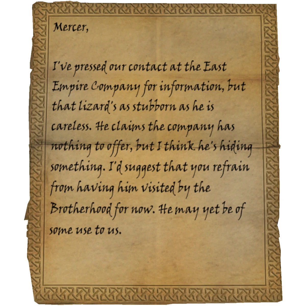 East Empire Connection - Skyrim Wiki