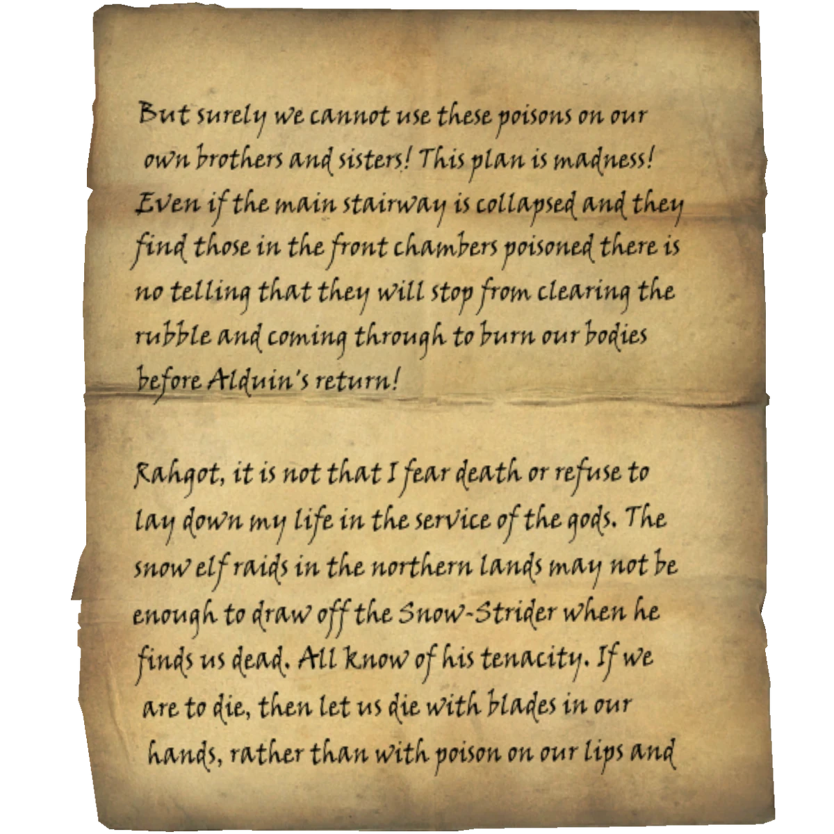 Alchemist's Note - Skyrim Wiki