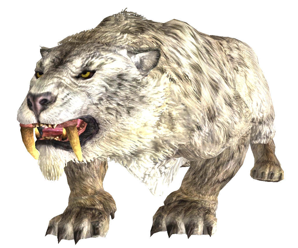 Snowy Sabre Cat - Skyrim Wiki