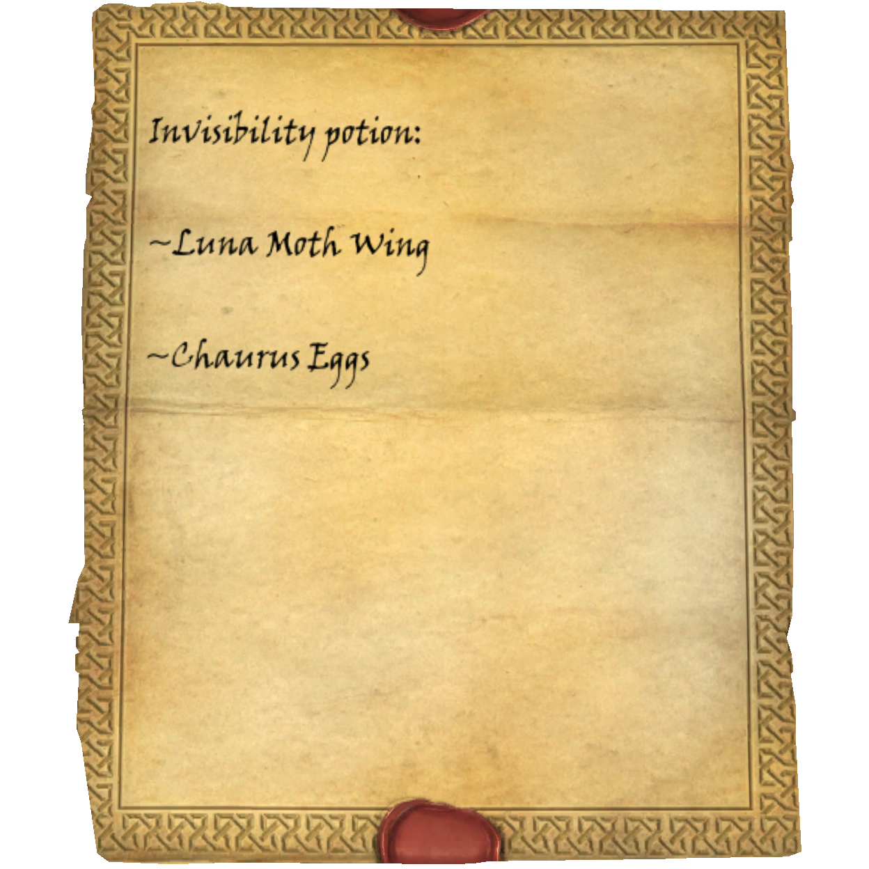 Invisibility Potion Recipe - Skyrim Wiki