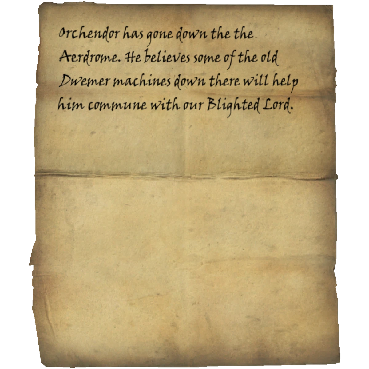 Afflicted's Note - Skyrim Wiki