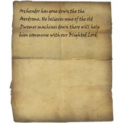 Afflicted's Note - Skyrim Wiki