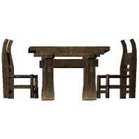 Square Table and Chairs - Skyrim Wiki