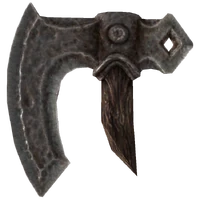 Broken Iron War Axe Head - Skyrim Wiki