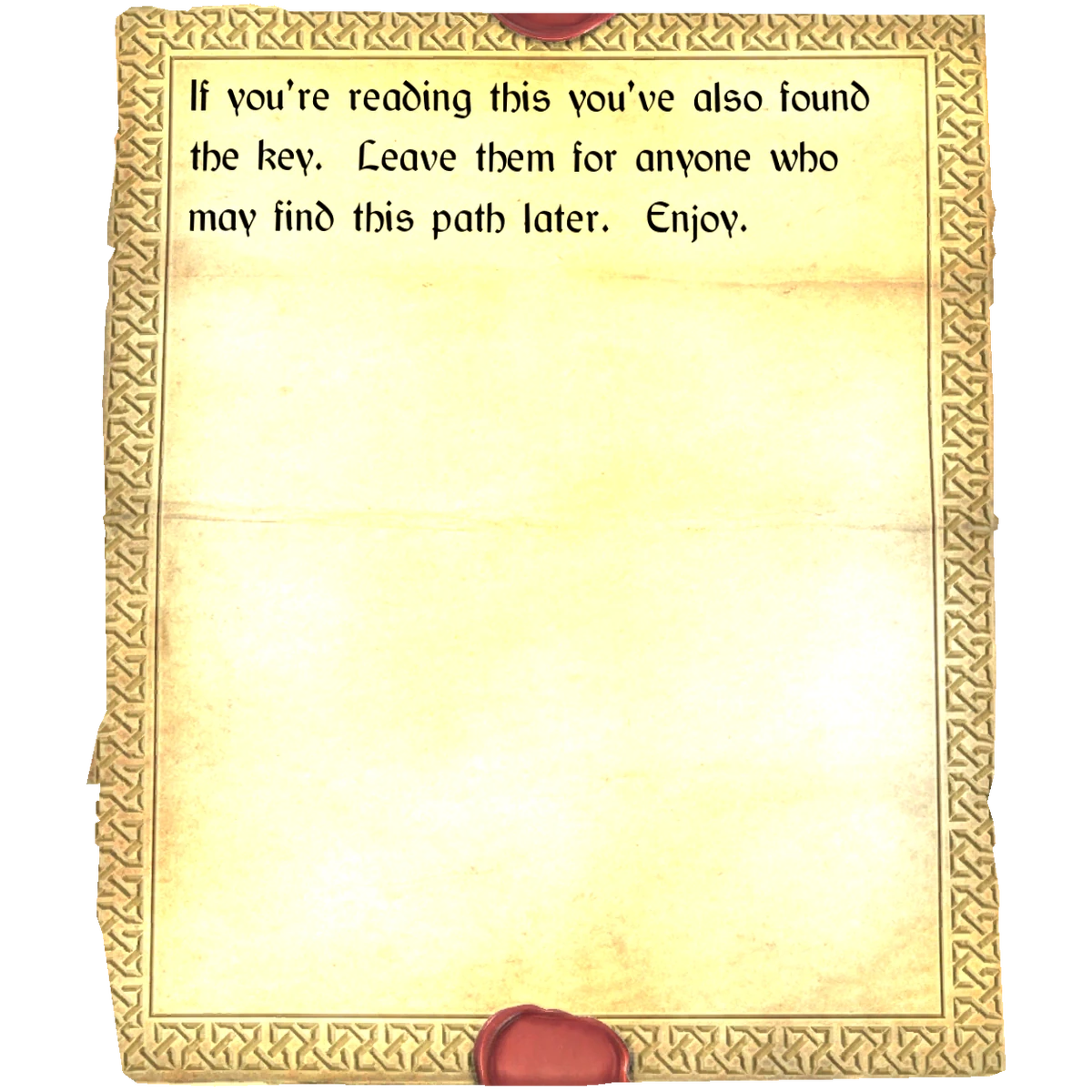 Scribbled Note - Skyrim Wiki