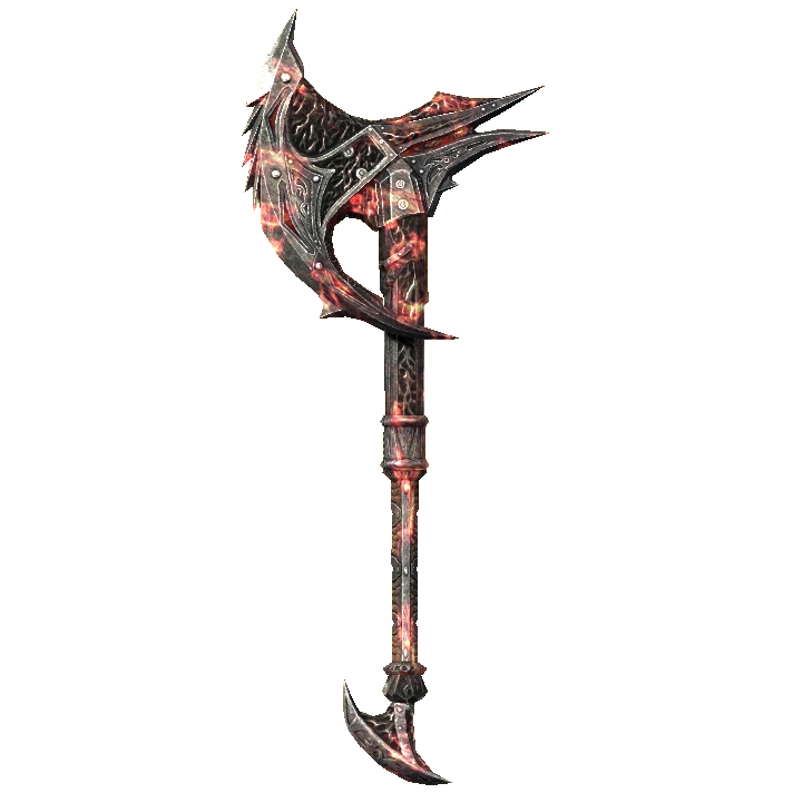 Daedric War Axe of the Blaze - Skyrim Wiki